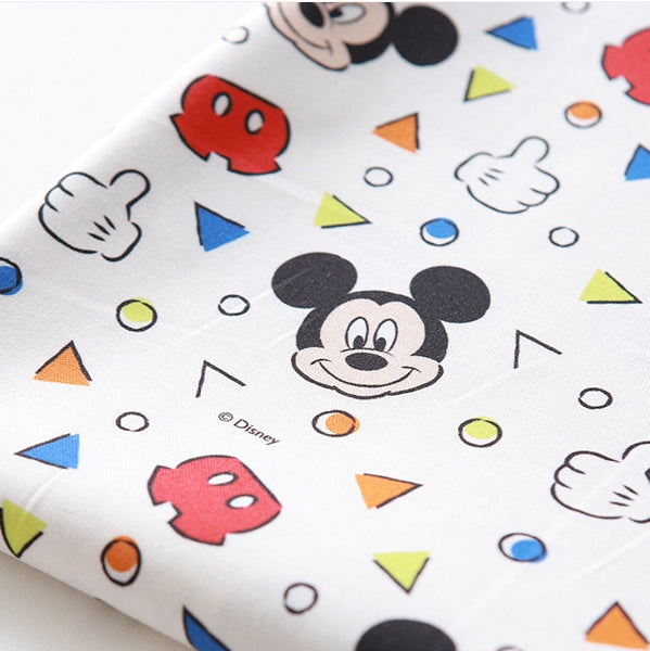 Disney Mickey Mouse Cotton Fabric, Official License, Digital Printing ...