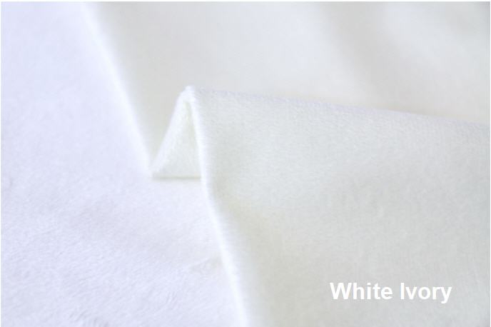1 mm Smooth Cuddle Minky Fabric, Solid Minky Fabric, 23 Colors– Land of ...