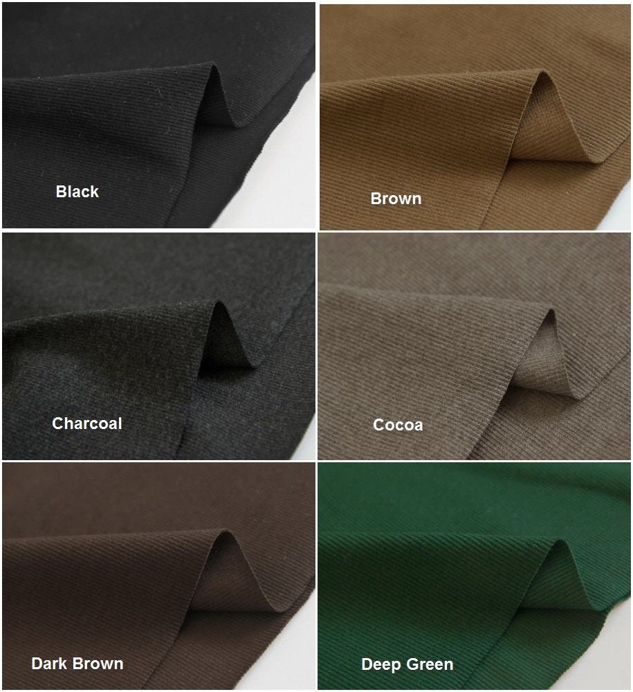 Ribbing Cotton Rib Knit Fabric, Binding Knit Fabric, Hem Fabric– Land ...