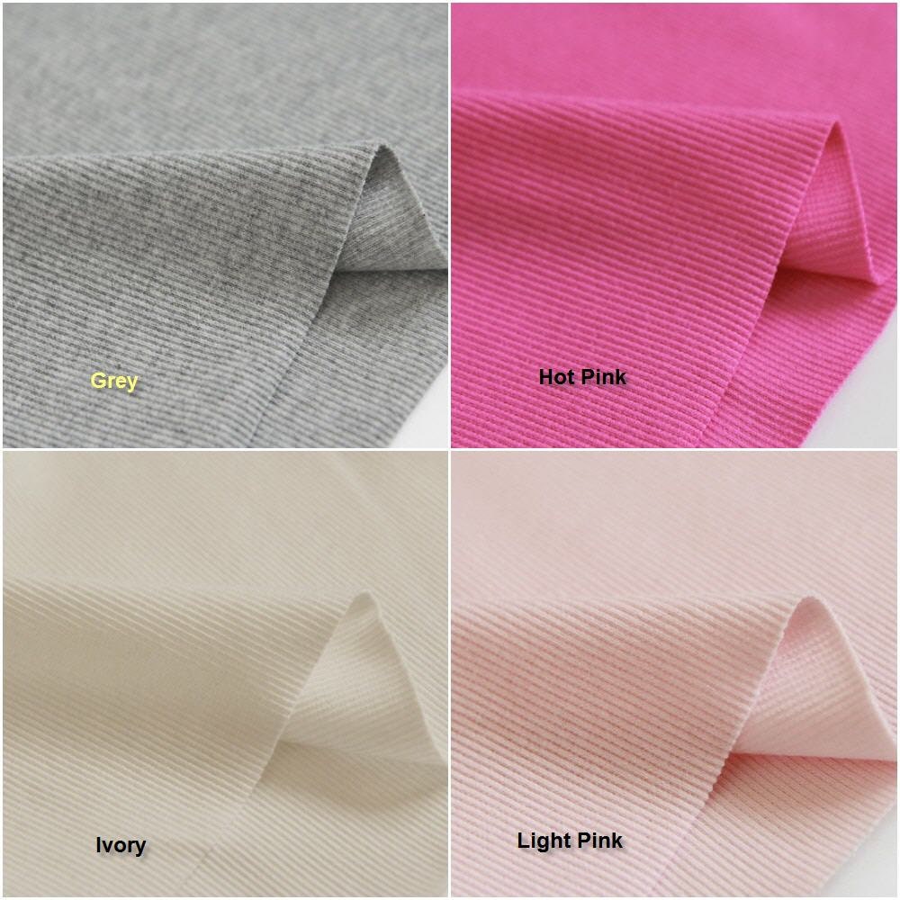 Ribbing Cotton Rib Knit Fabric, Binding Knit Fabric, Hem Fabric– Land ...