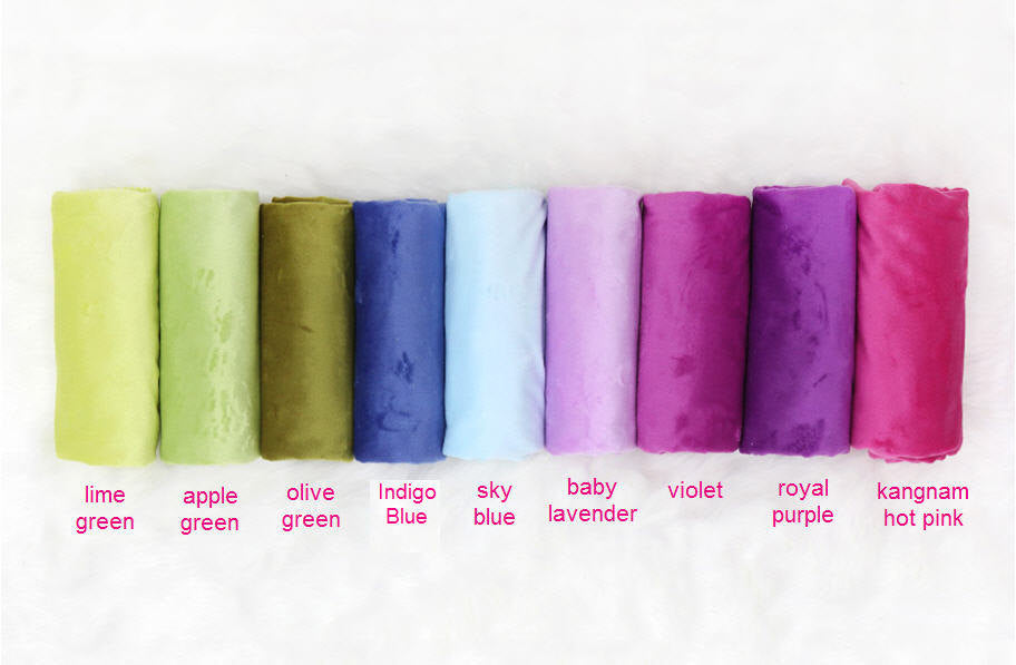 1 mm Smooth Cuddle Minky Fabric, Solid Minky Fabric, 23 Colors– Land of ...