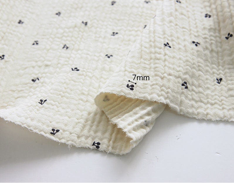 Gauze Fabric, Wrinkled Cotton Gauze, Crinkle Gauze, Triple Layers– Land ...