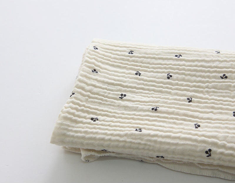 Gauze Fabric, Wrinkled Cotton Gauze, Crinkle Gauze, Triple Layers– Land ...