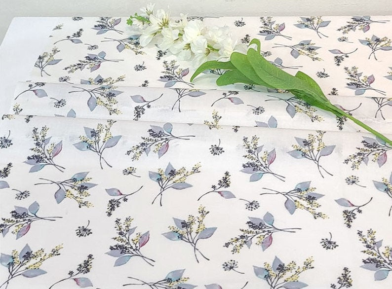 Vera Flower Matte Laminated Cotton Waterproof Fabric– Land of Oh Fabrics